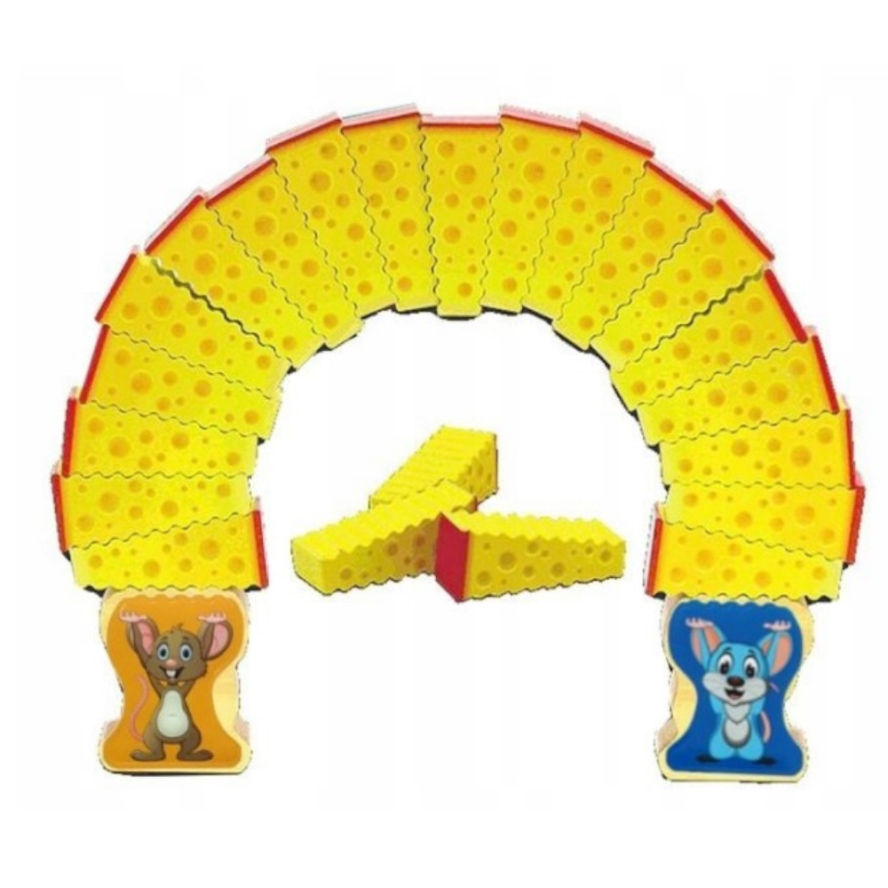 Rodzinna Gra Zręcznościowa Chees Stack Stos Sera - Bobo Toys PL